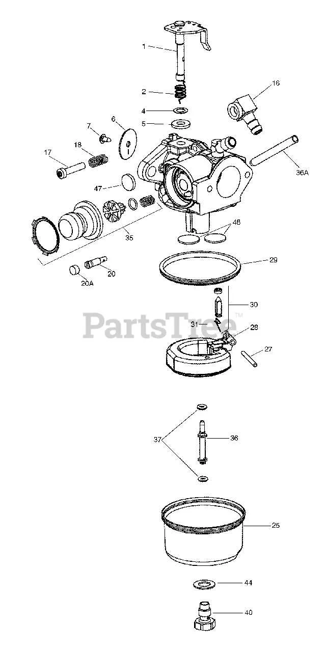 Tecumseh Carburetor Diagram and Components Breakdown