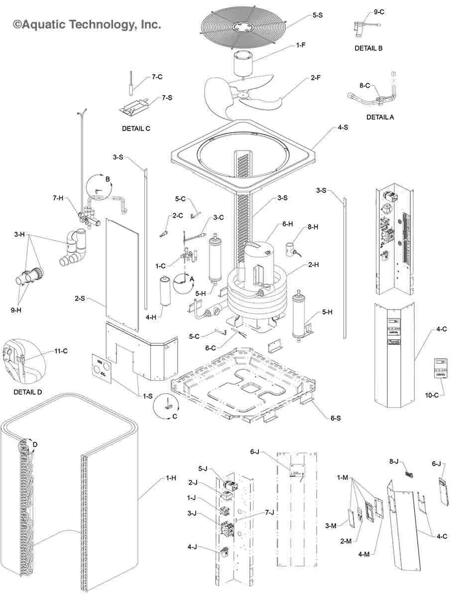 Raypak Pool Heater Parts Diagram for Easy Reference