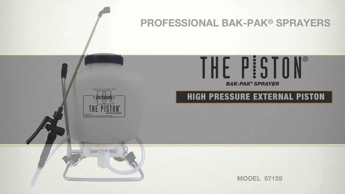 Bak Pak Backpack Sprayer Hudson Sprayer Parts Diagram