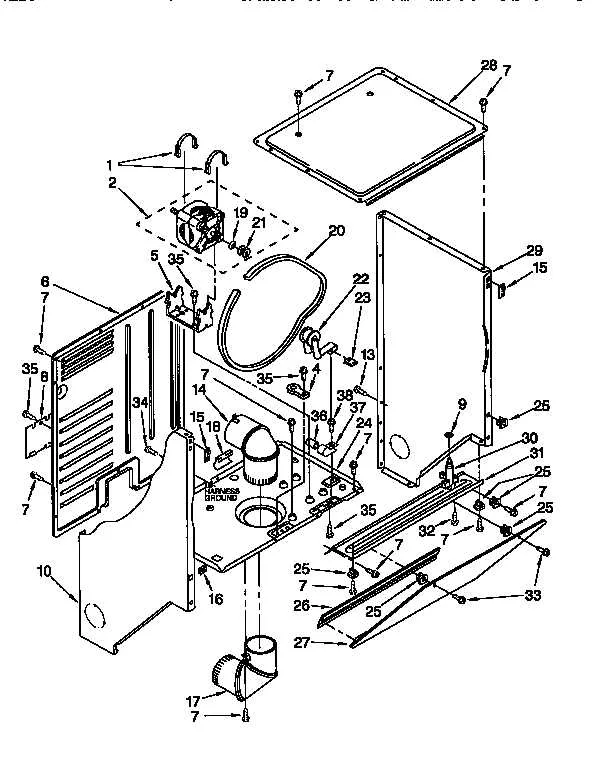 Clothes Dryer Parts Diagram and Function Overview