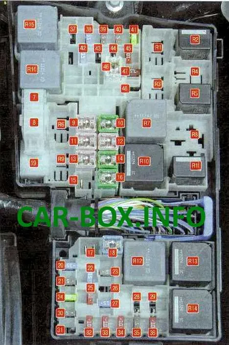 2013 Ford Focus fuse panel layout guide