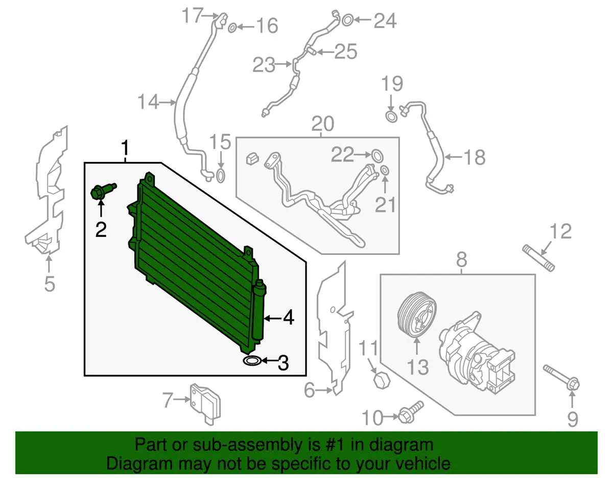 Nissan K24 Propane System Parts Diagram