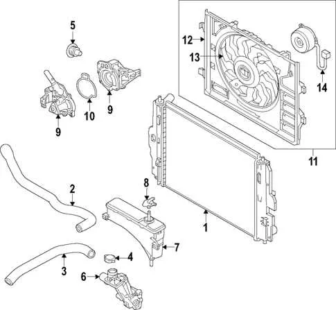 16 Miata Coolant Hose Diagram