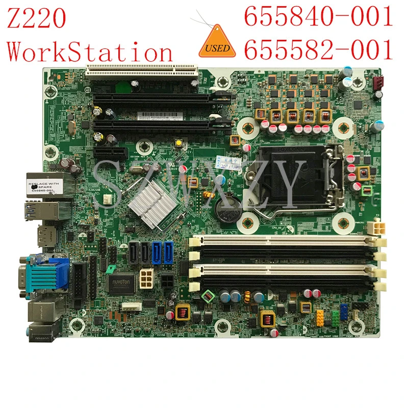 HP Z220 Motherboard Visual Guide