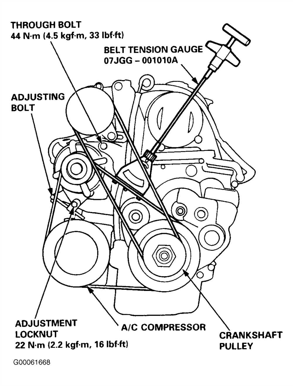 Honda Pilot Belt Diagram